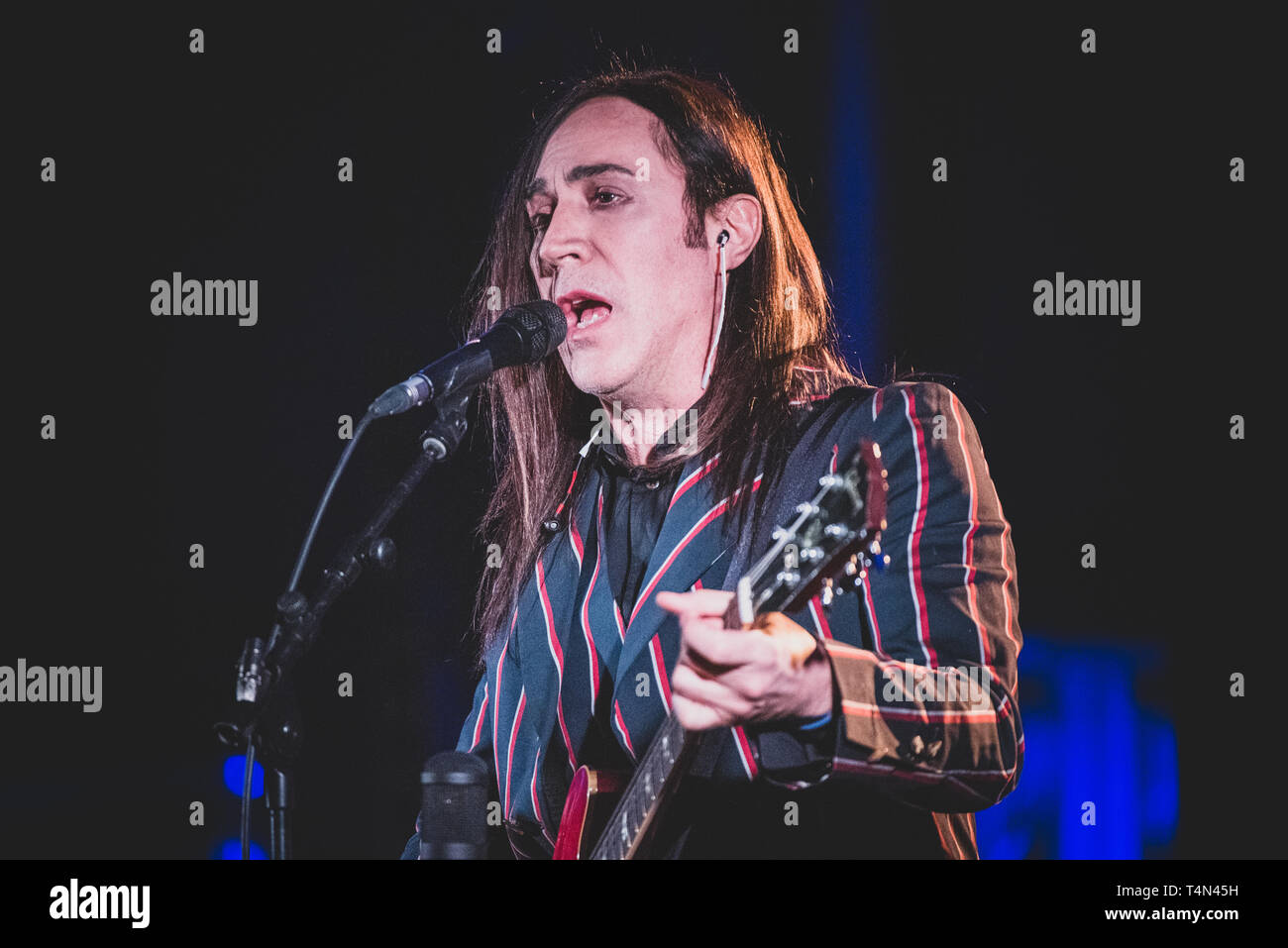 Torino, Italy. 16th Apr, 2019. Manuel Agnelli, singer and founder of ...