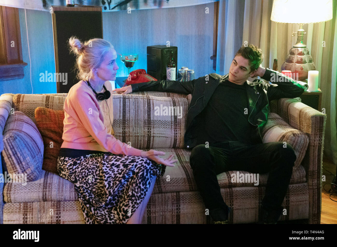 AFTER, from left: director Jenny Gage, Hero Fiennes Tiffin 2019. ph ...