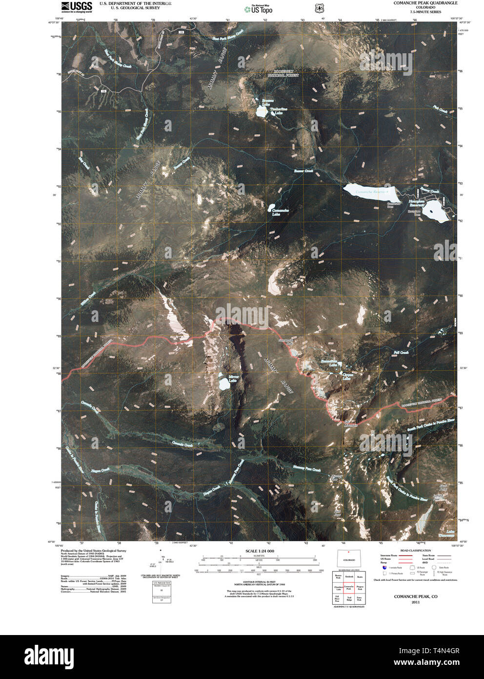 Map of comanche hi-res stock photography and images - Alamy