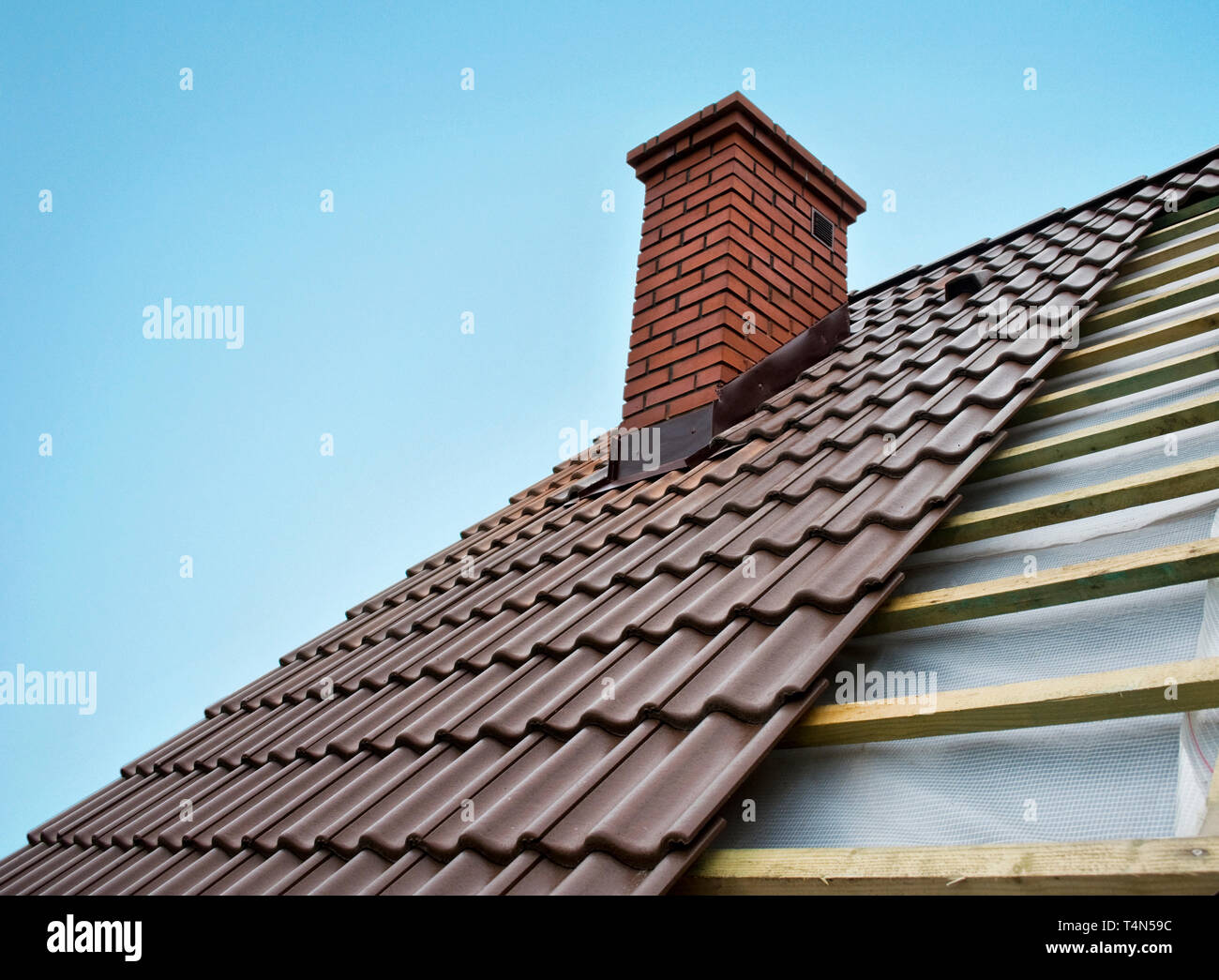 Big red chimney hi-res stock photography and images - Alamy