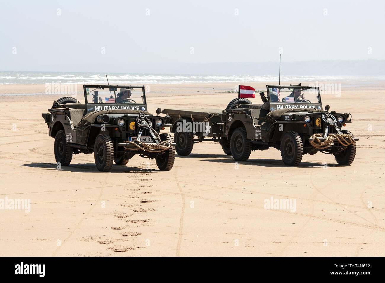 World War Two D Day Anniversary Commemorations, Normandy France Stock ...