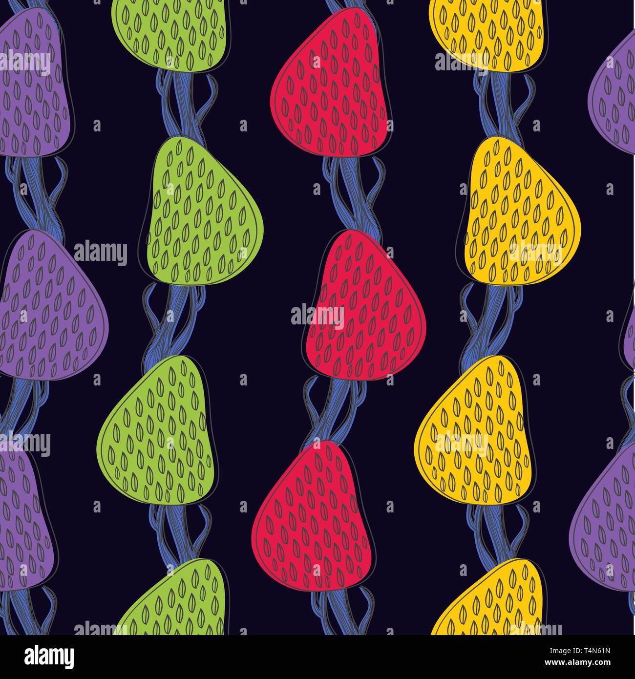 Seamless vector texture with drawing trees Stock Vector Image & Art - Alamy