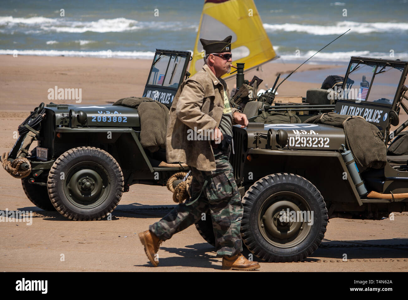 World War Two D Day Anniversary Commemorations, Normandy France Stock ...