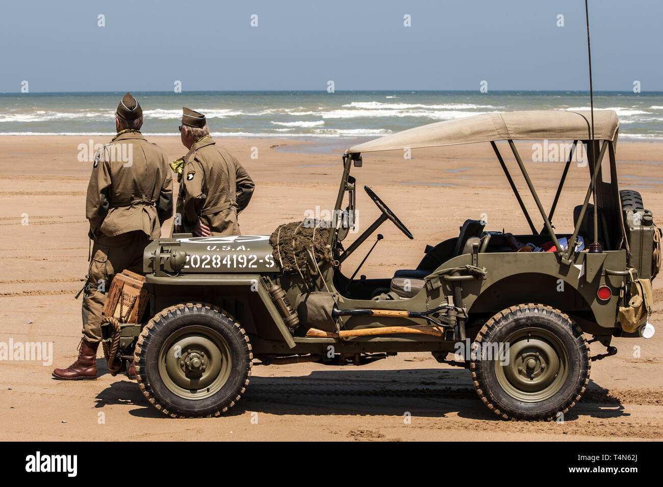 World War Two D Day Anniversary Commemorations, Normandy France Stock ...