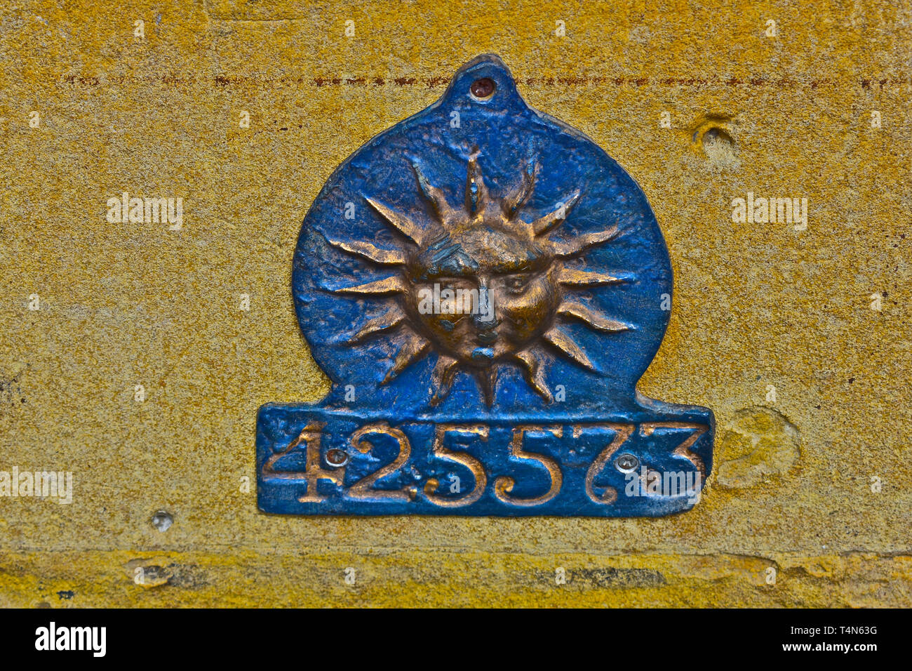 Insurance fire mark hi-res stock photography and images - Alamy