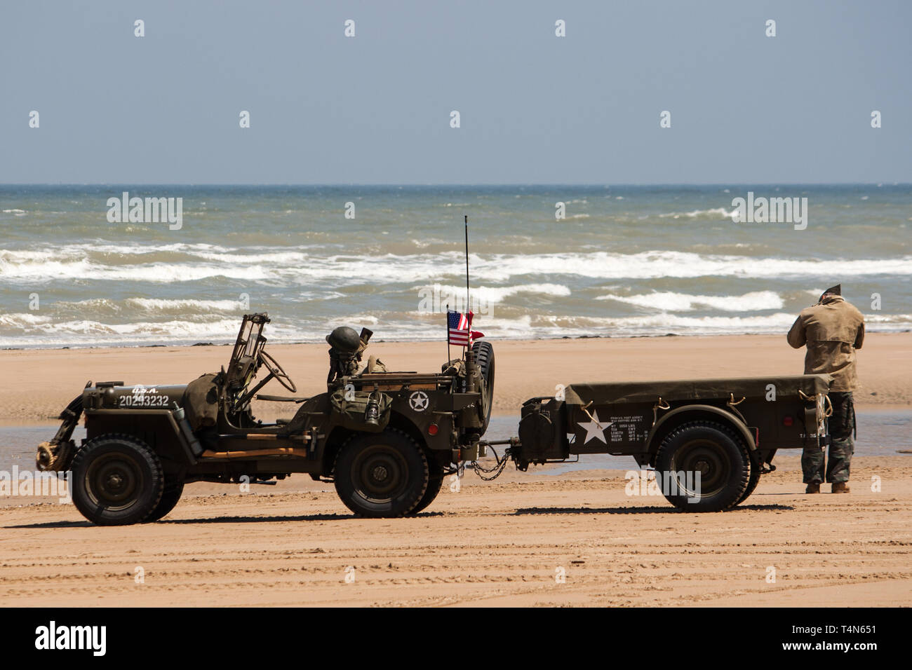 World War Two D Day Anniversary Commemorations, Normandy France Stock ...
