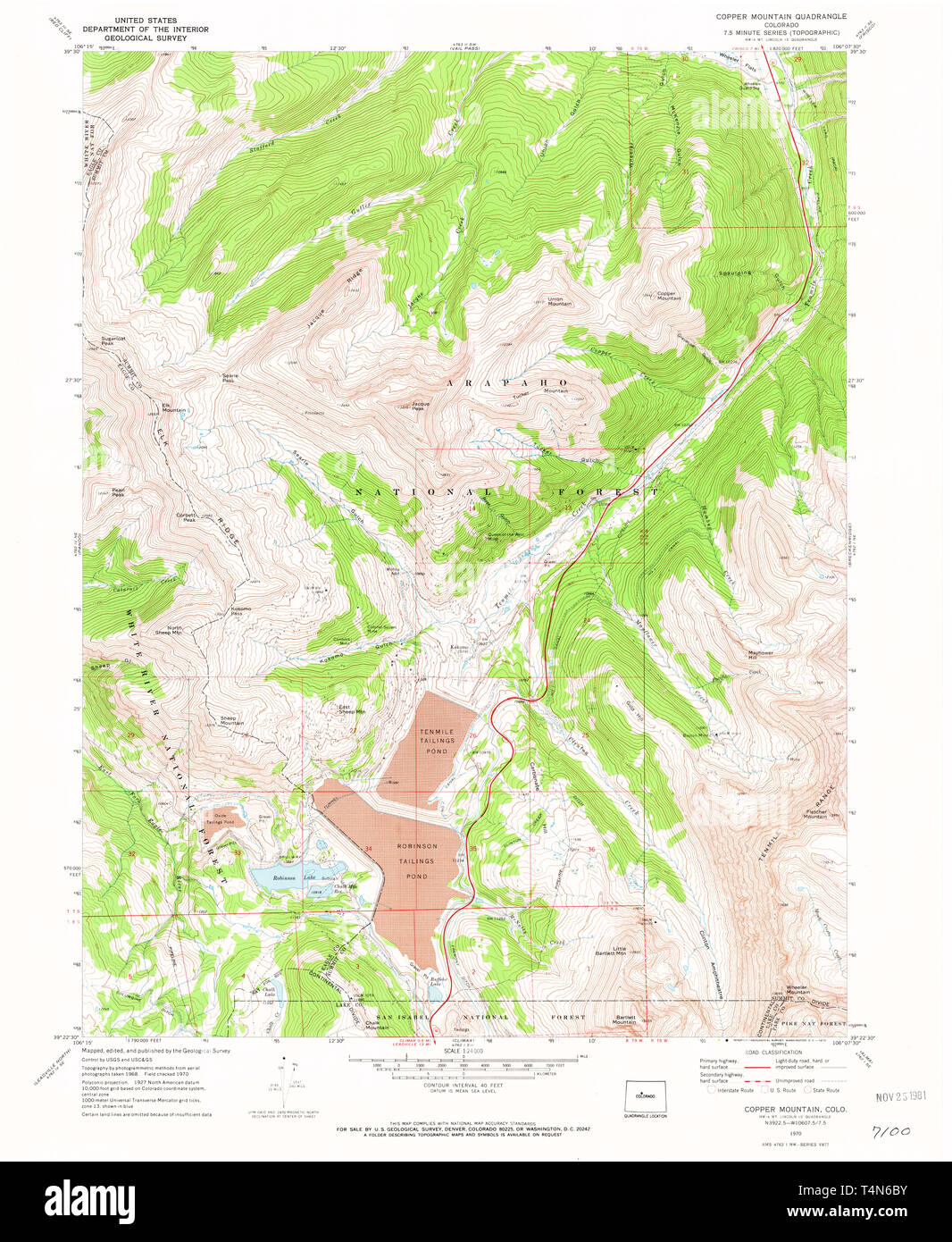 Geological survey map copper Cut Out Stock Images & Pictures - Alamy