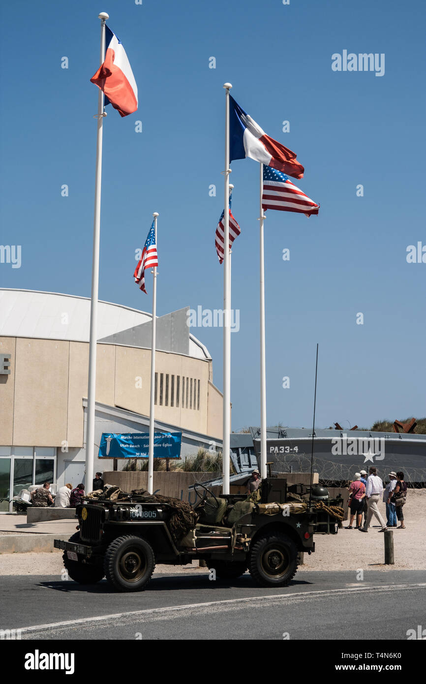 World War Two D Day Anniversary Commemorations, Normandy France Stock ...