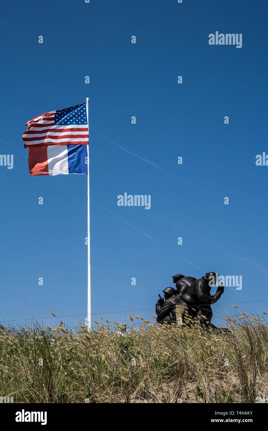 World War Two D Day Anniversary Commemorations, Normandy France Stock ...
