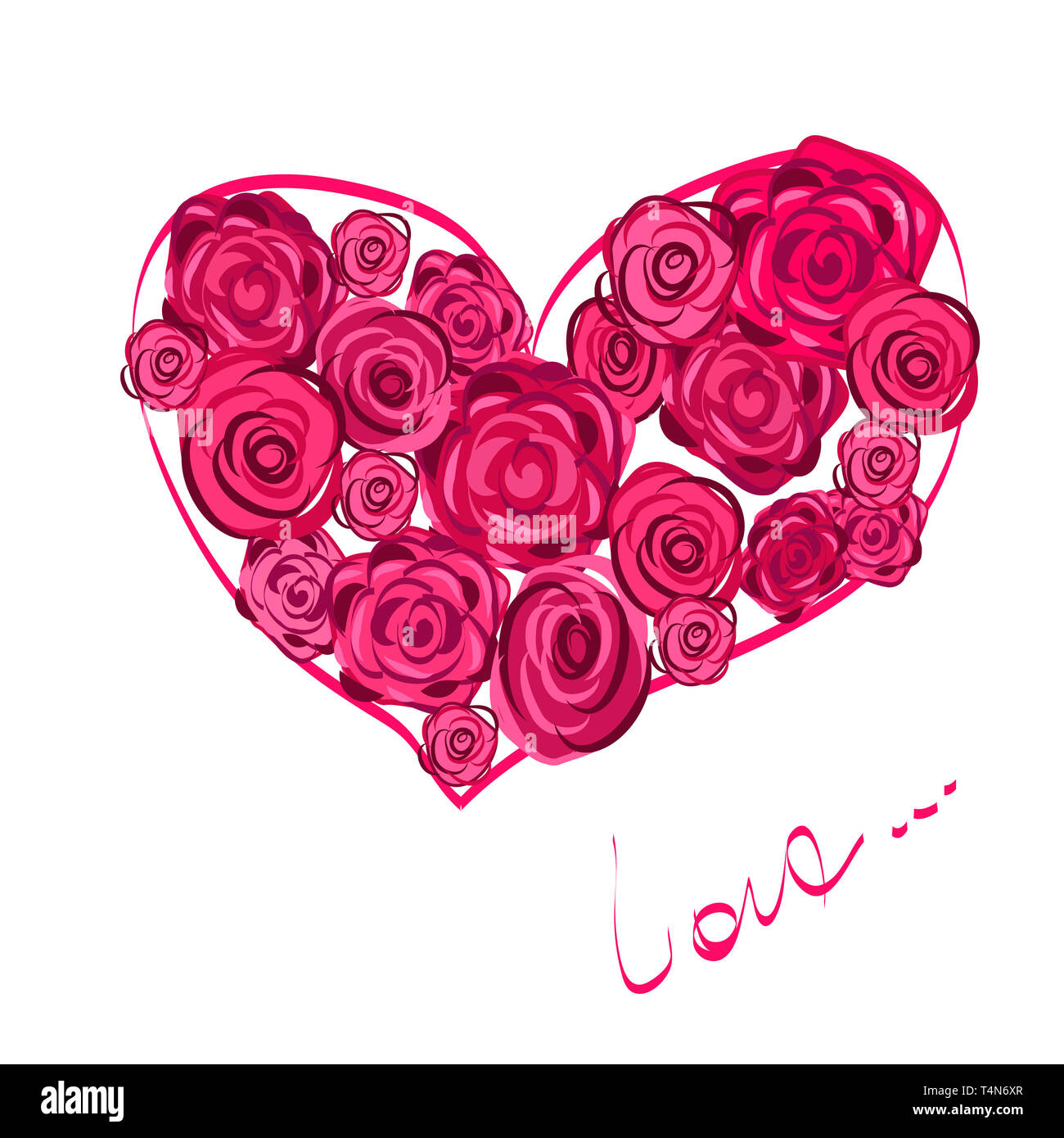 Vector flower clip art hi-res stock photography and images - Alamy