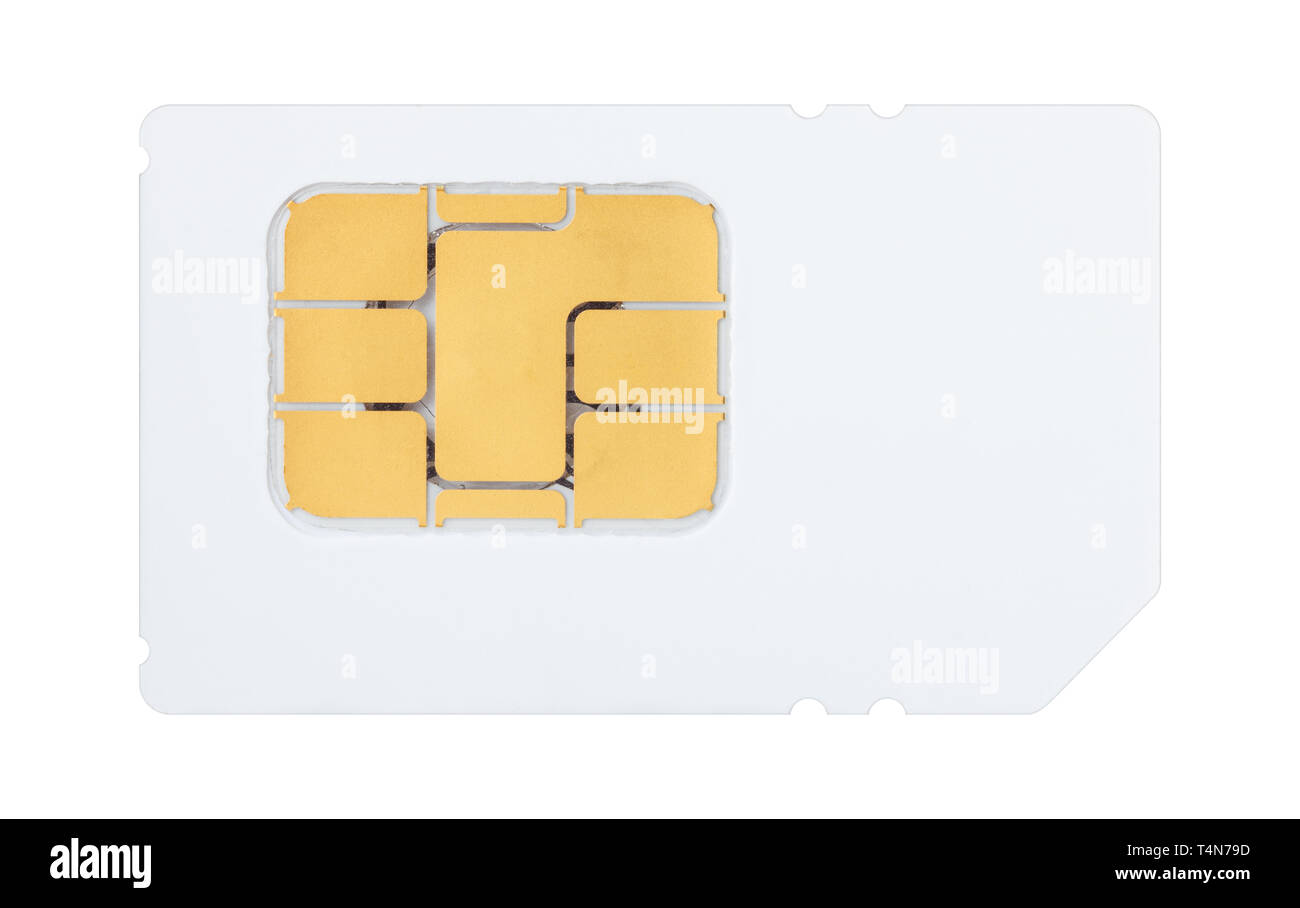 Sim card back side Stock Photo - Alamy