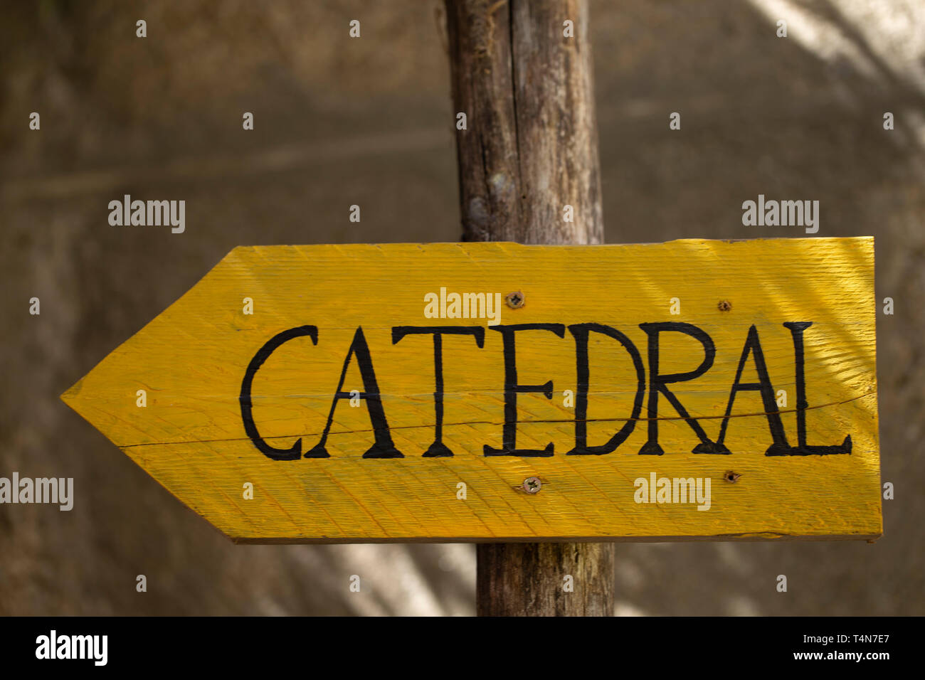 Spanish language sign hi-res stock photography and images - Alamy