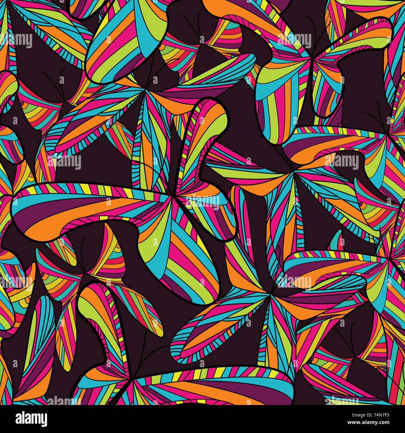 Psychedelic texture lines Stock Vector Images - Alamy