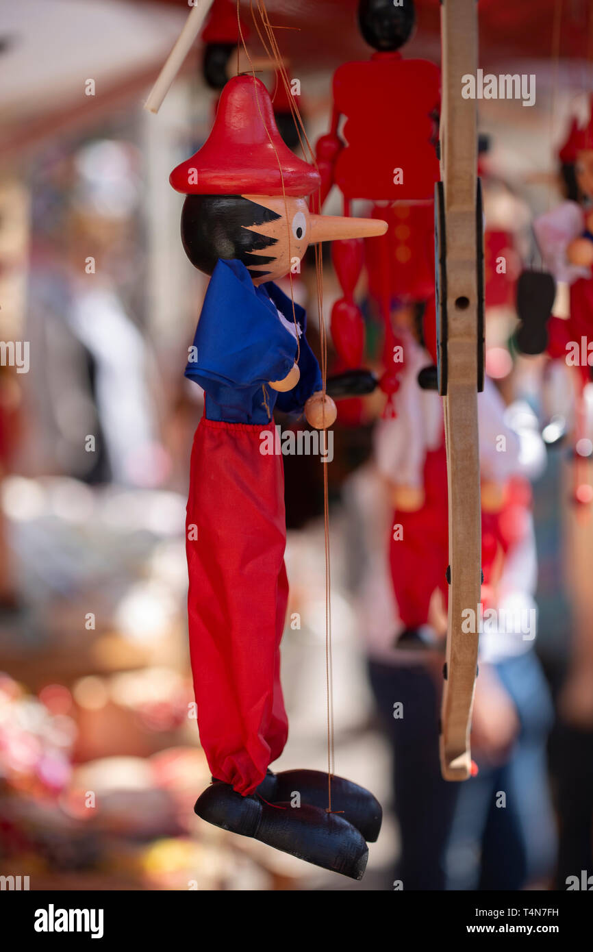 Wooden marionette hi-res stock photography and images - Alamy