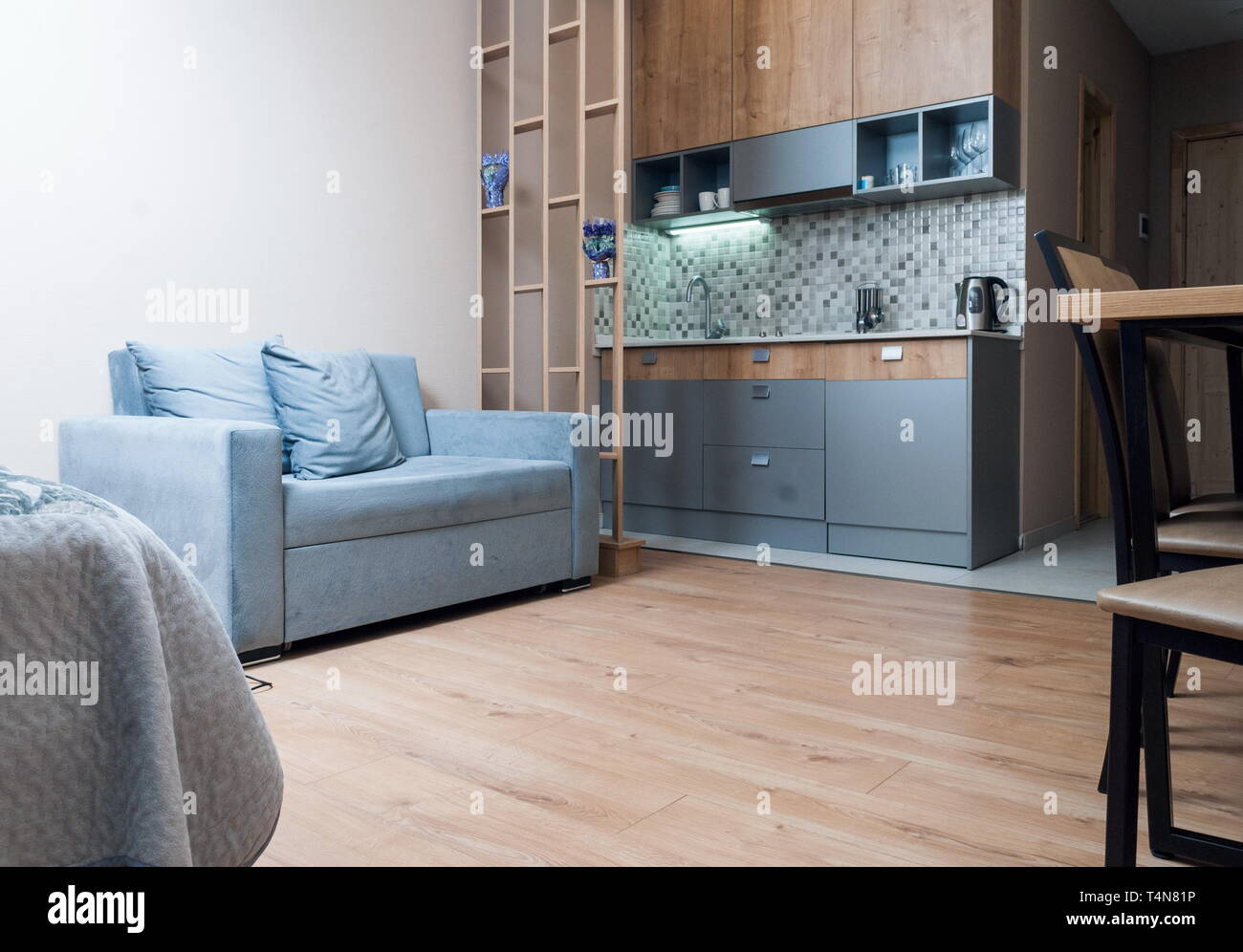 Interior of modern studio room Stock Photo - Alamy