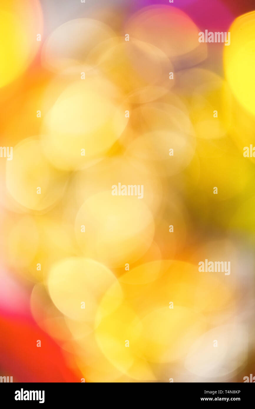 Colourful lights bokeh - abstract background, defocused overlay, bright ...