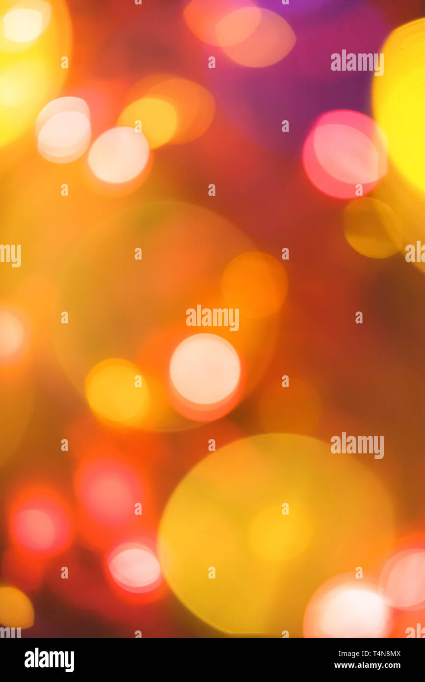 Colourful lights bokeh - abstract background, defocused overlay, bright ...