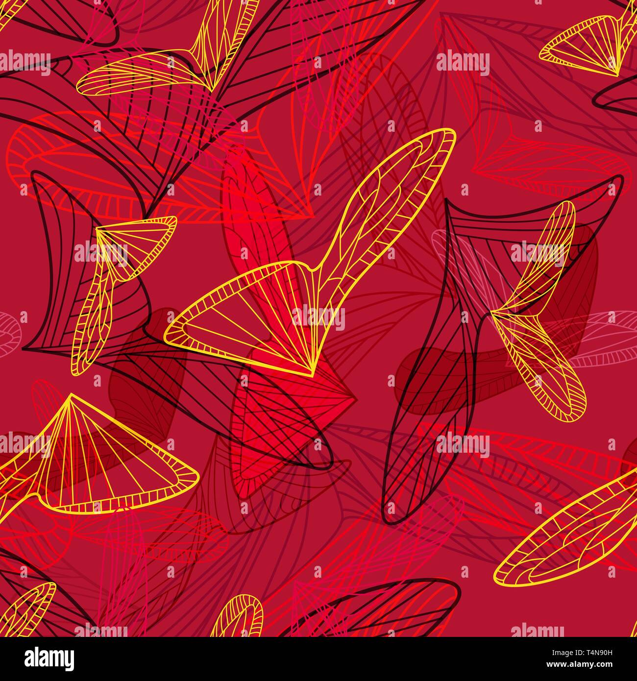 Abstract red background with geometric shapes Stock Vector Image & Art ...