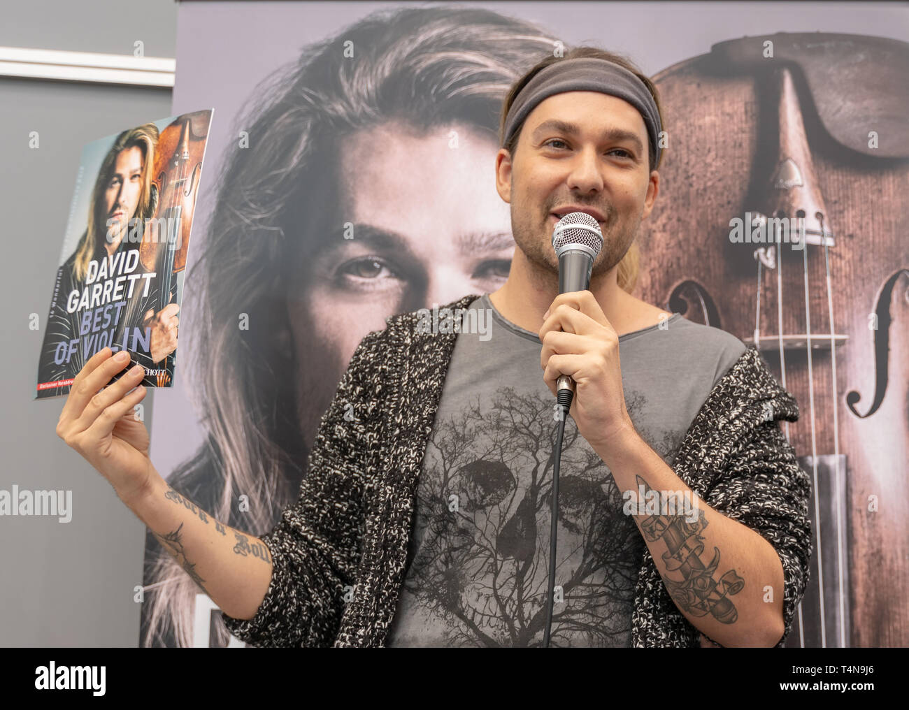 Frankfurt am Main, Germany - April 2nd 2019: David Garrett (*1980 ...