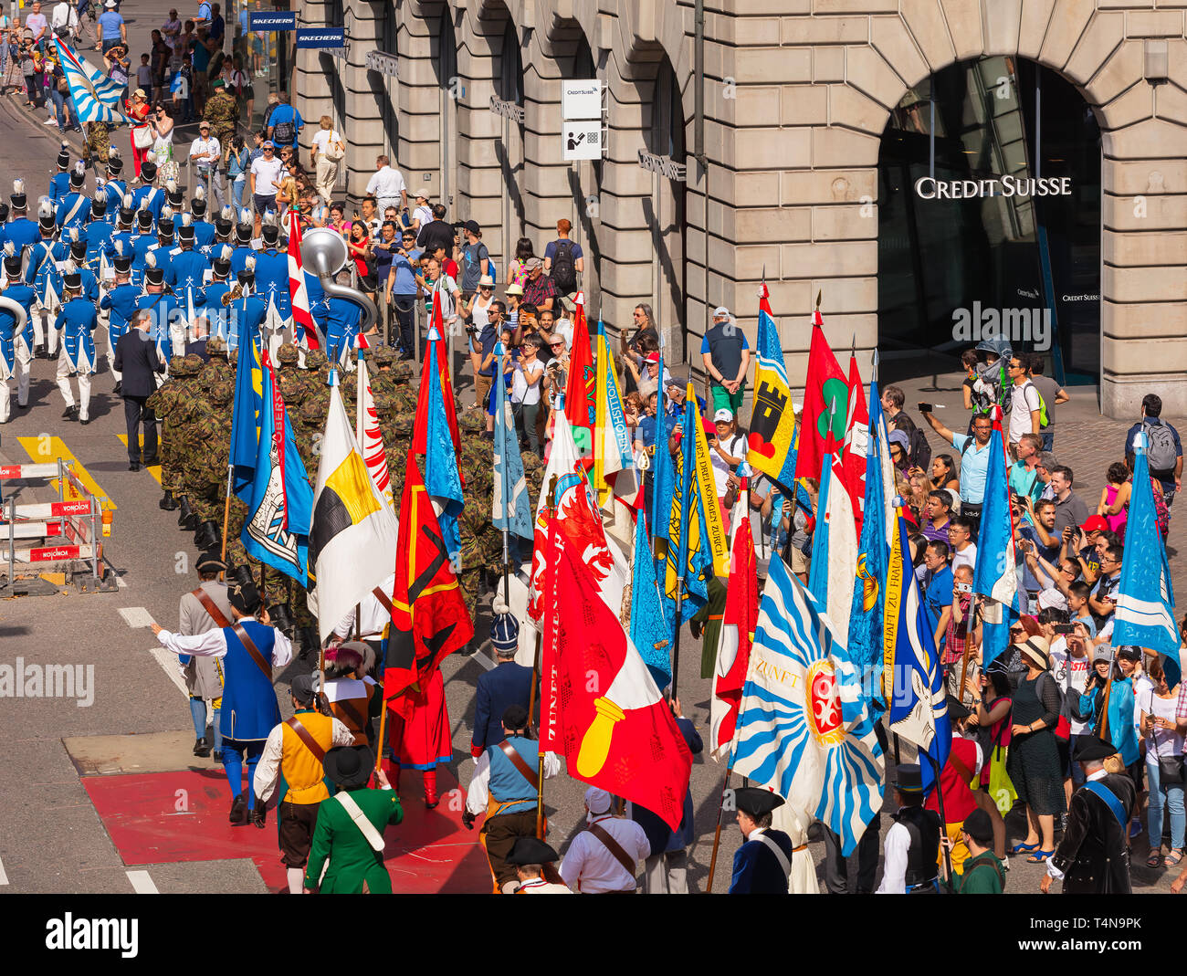 Swiss National Day Parade Stock Photos & Swiss National Day Parade ...
