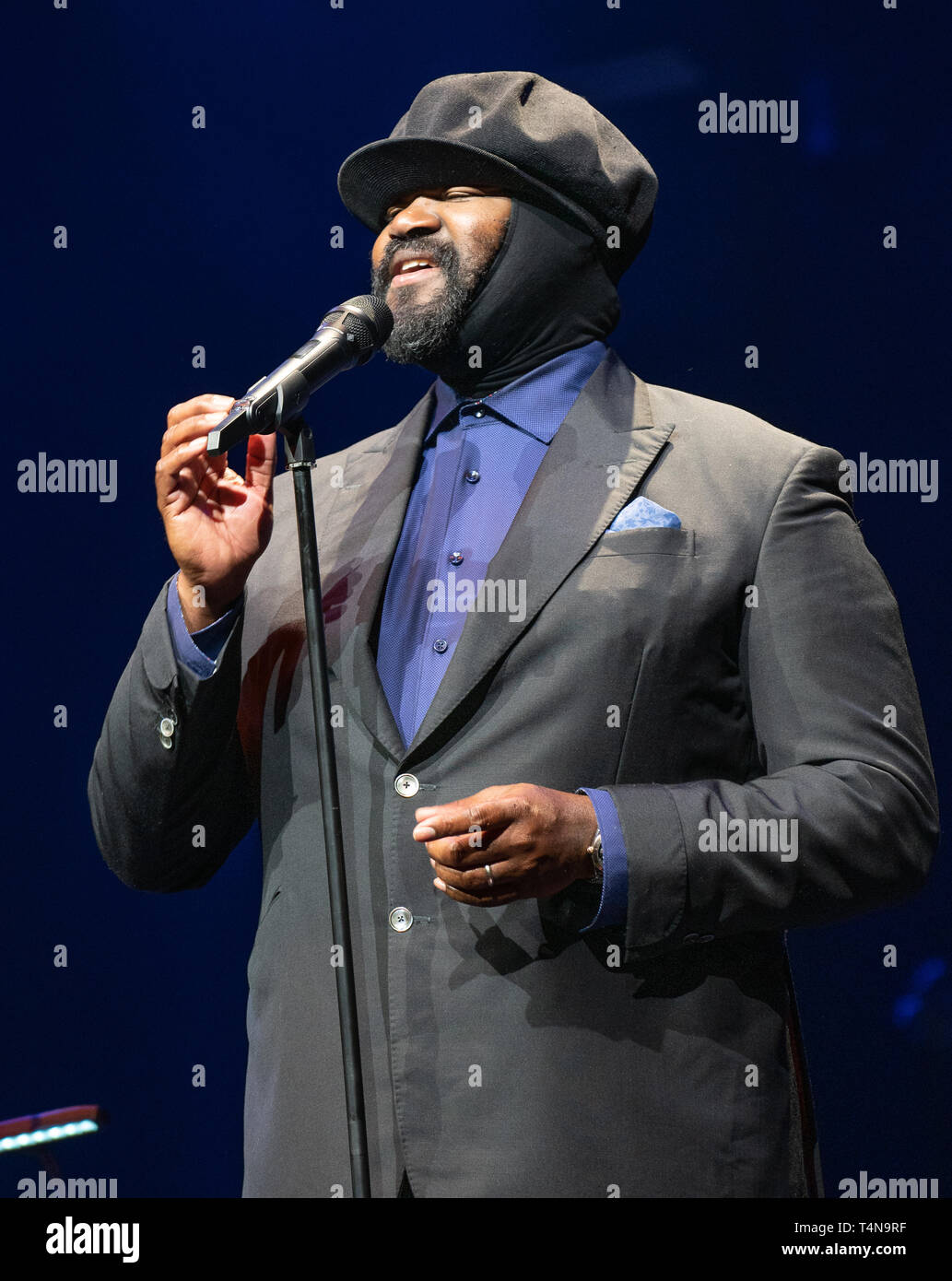 Frankfurt am Main, Germany - April 6th 2019: Gregory Porter (*1971 ...