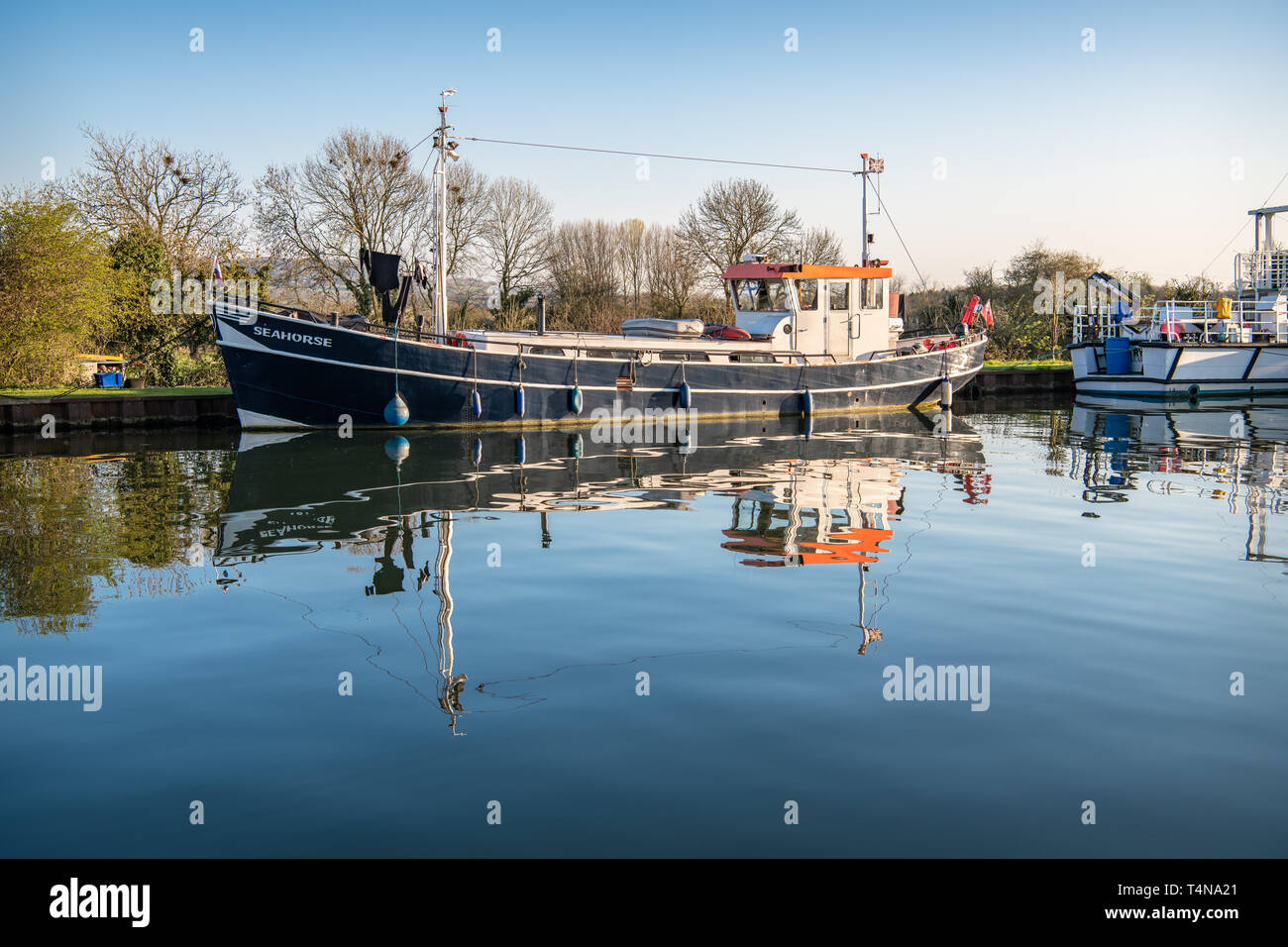 The Gloucester & Sharpness Canal,Gloucestershire Stock Photo - Alamy