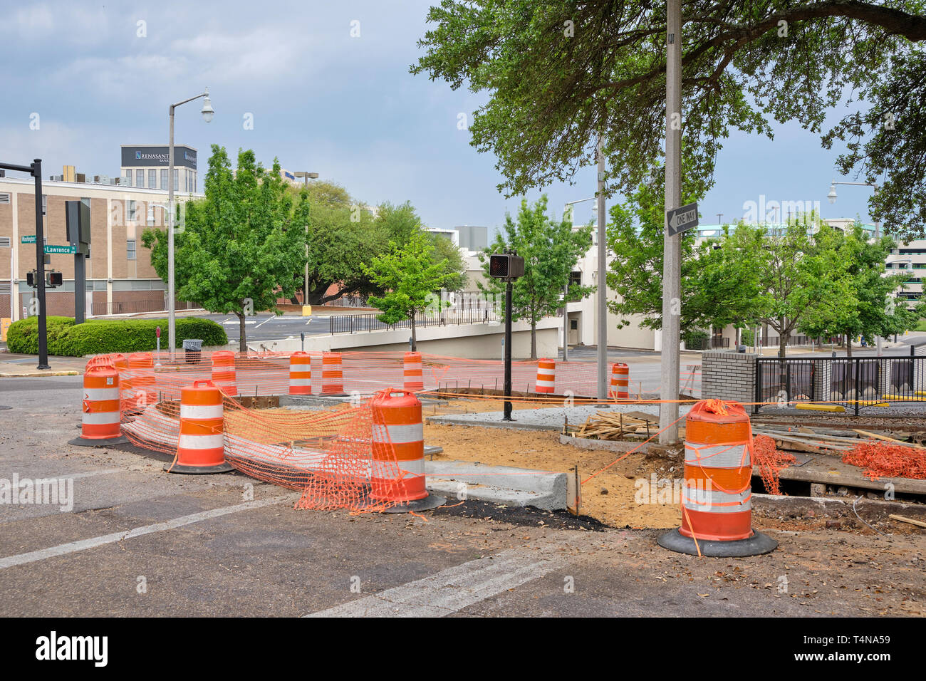 Sidewalk construction hi-res stock photography and images - Alamy