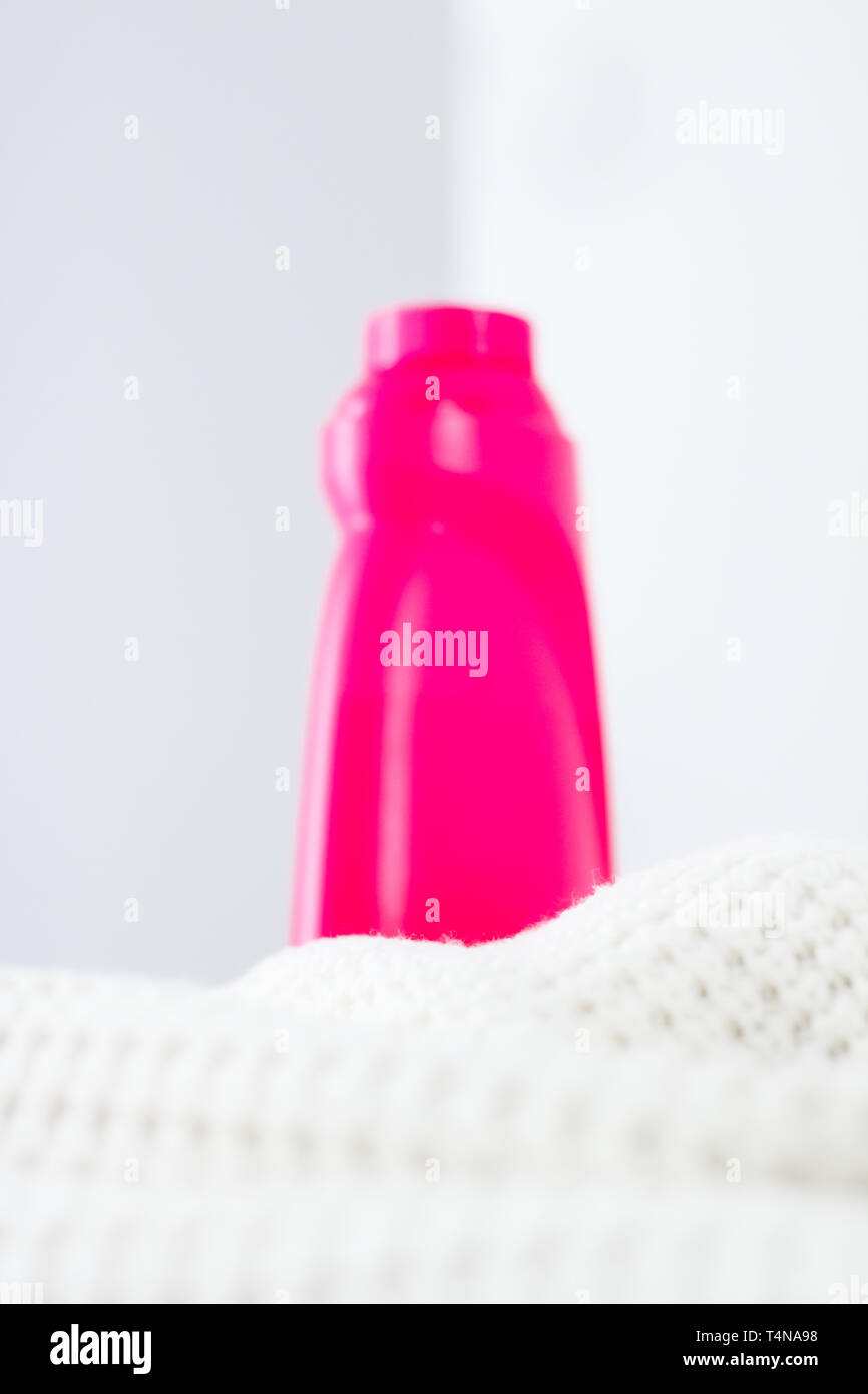 Housekeeping, fabric textures and handmade knitwear concept - Warm ...