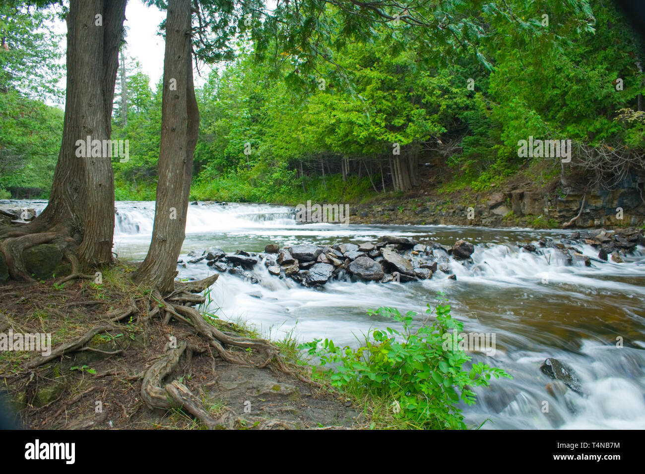 Ocqueoc Falls, Michigan Stock Photo - Alamy