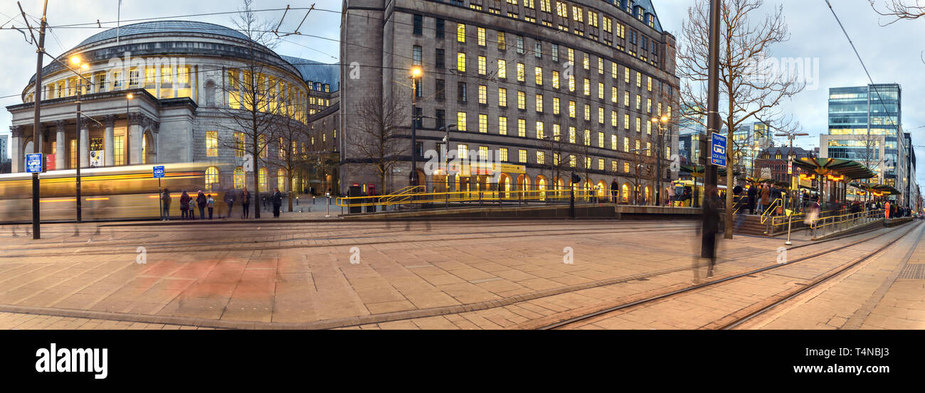 Manchester central library and town hall extension at St Peters Square ...