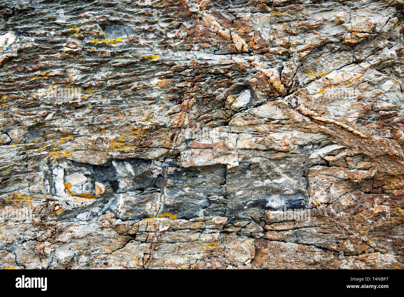 Patterns in Granite, St Ives, Cornwall, UK Stock Photo - Alamy