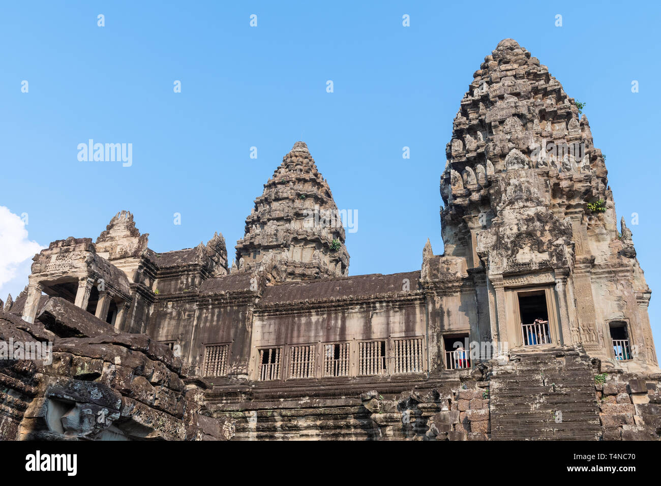 Temple of Angkor Wat in Siem Reap, Cambodia. UNESCO World Heritage site ...