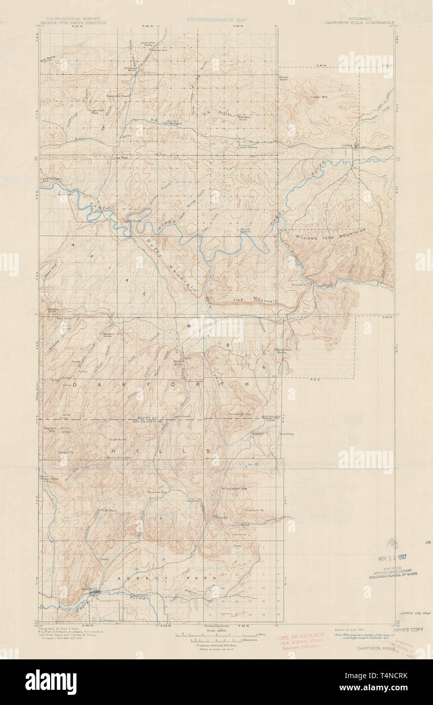 Danforth map hi-res stock photography and images - Alamy