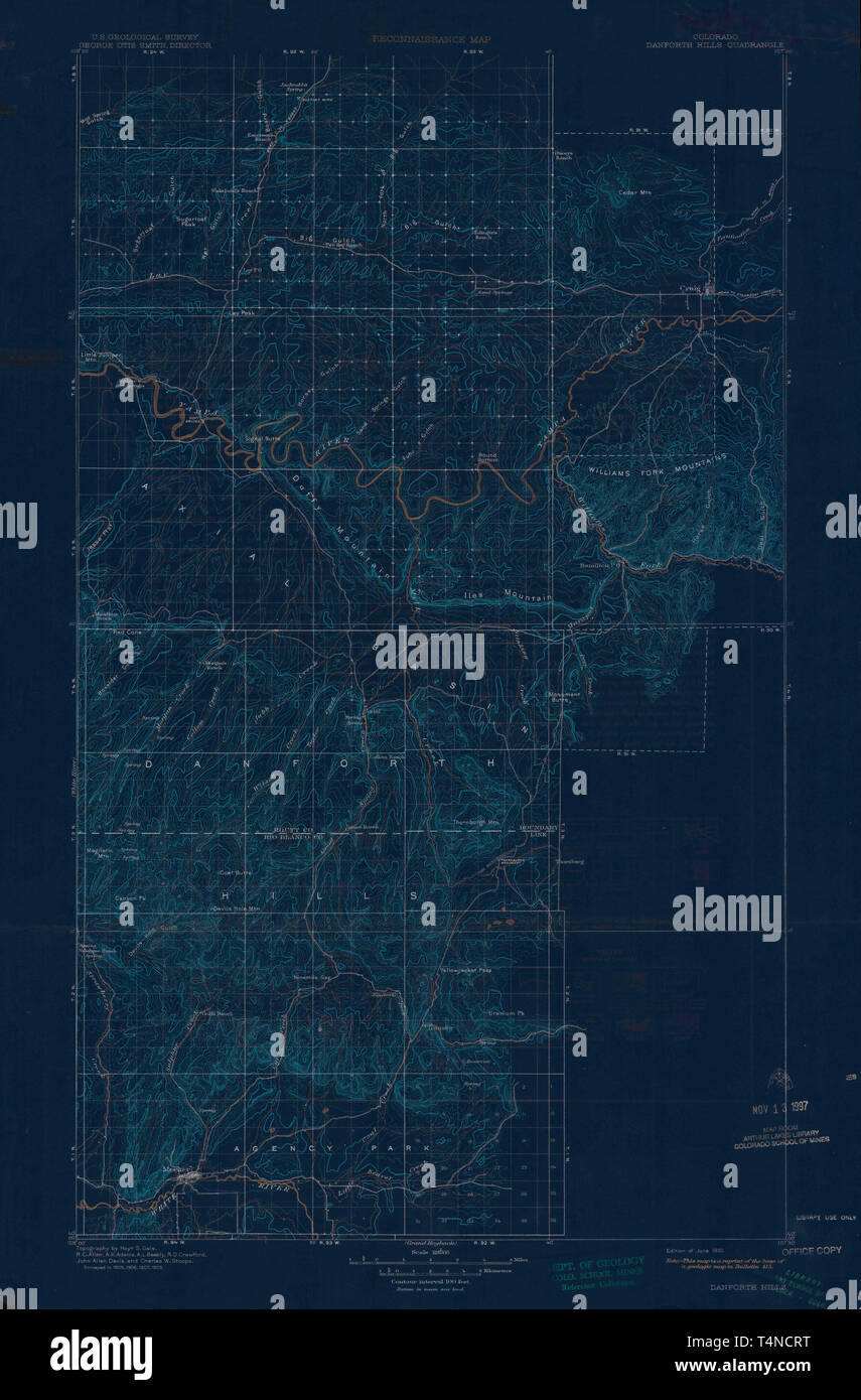 Map of danforth hi-res stock photography and images - Alamy