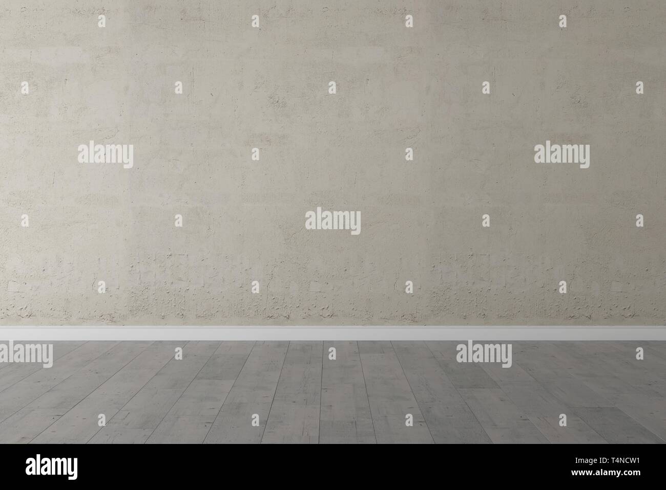 Rough aged wall in the interior. 3d rendering Stock Photo - Alamy