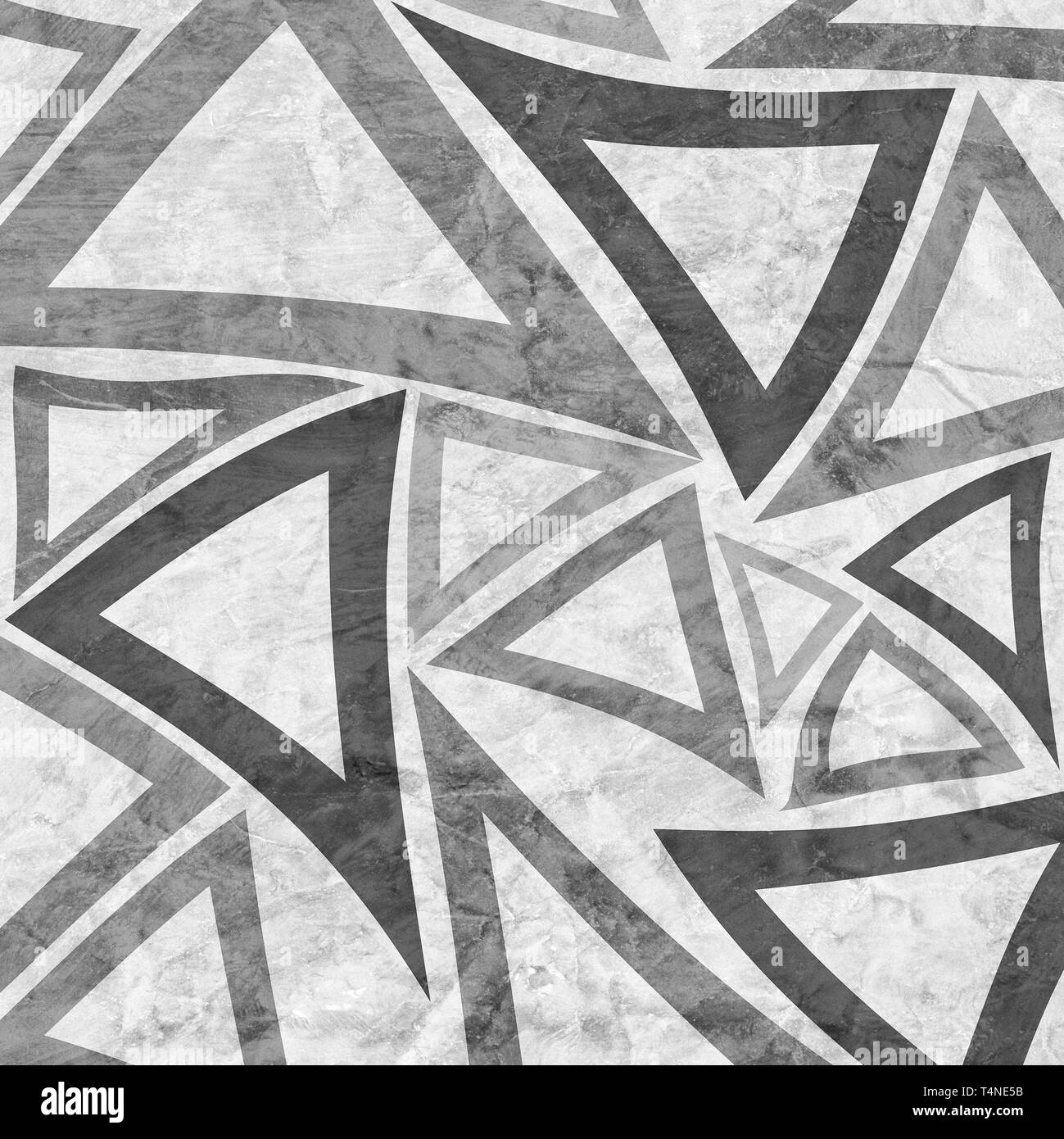 Geometric shapes in abstract Black and White Stock Photos & Images - Alamy