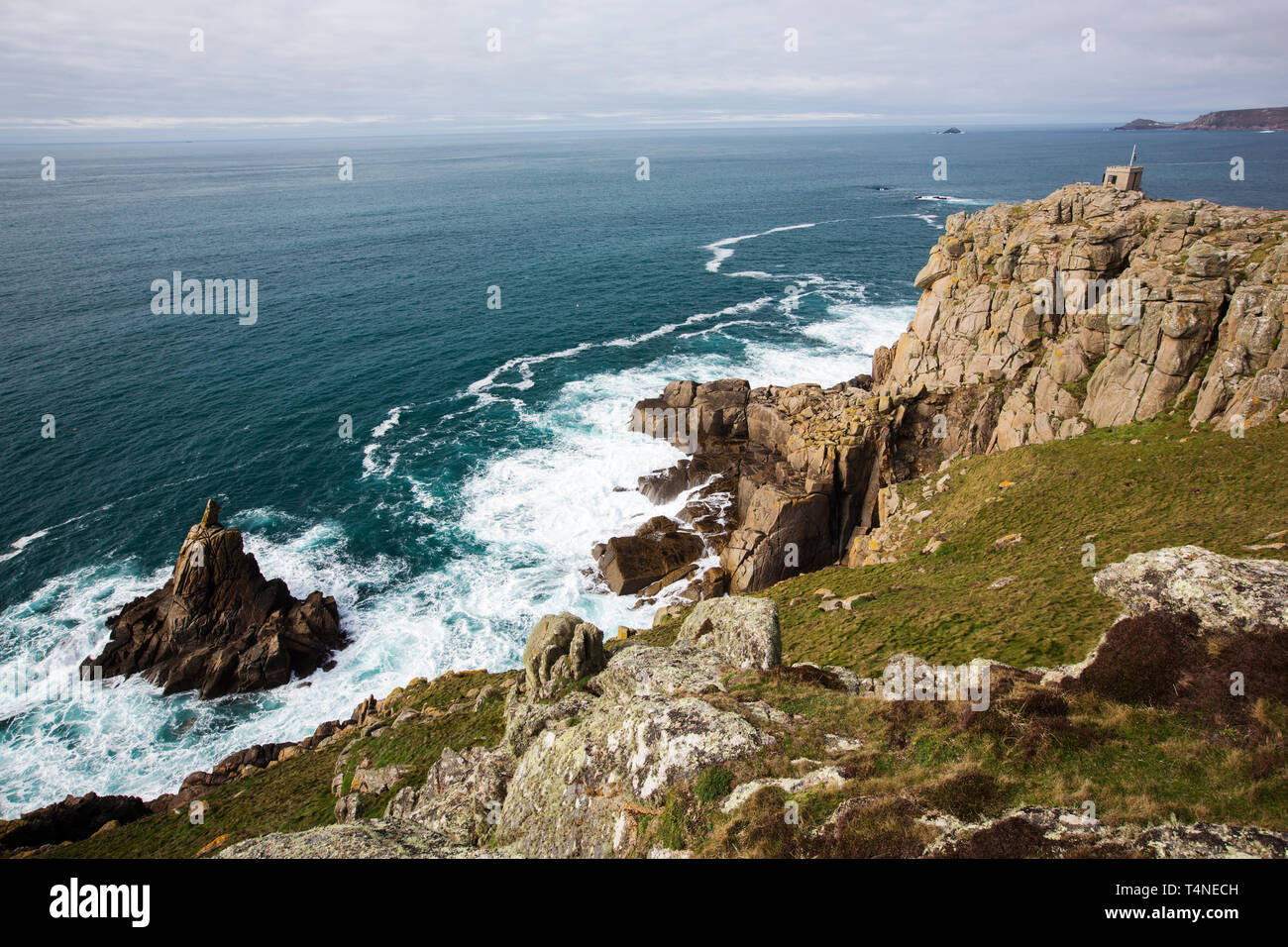 Sennen headland, Cornwall, UK Stock Photo - Alamy