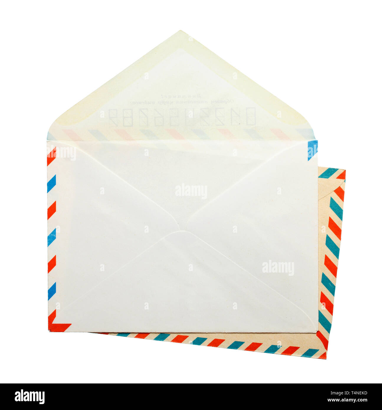 Two open vintage envelopes Stock Photo - Alamy