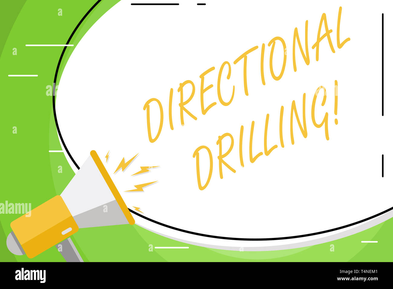 Text sign showing Directional Drilling. Business photo showcasing ...