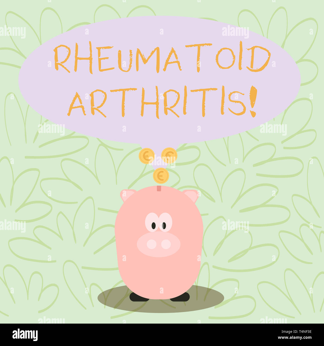 Writing note showing Rheumatoid Arthritis. Business concept for chronic ...