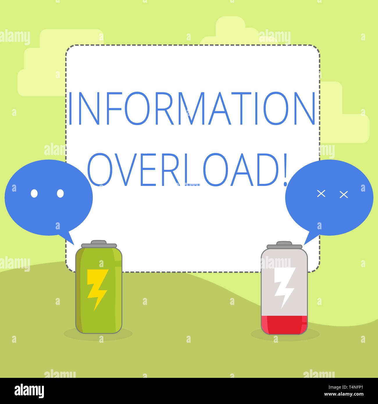 Word writing text Information Overload. Business photo showcasing ...