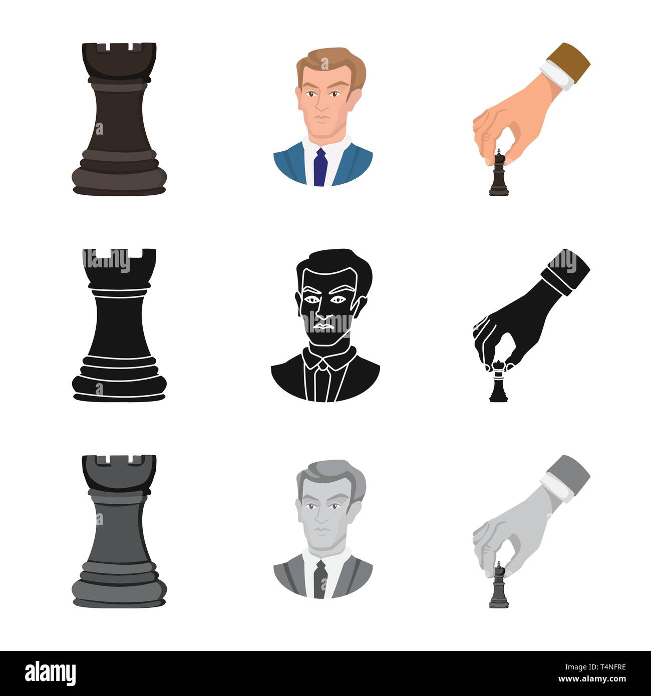 rook,man,hand,black,businessman,king,castle,profile,concept,tower,face ...