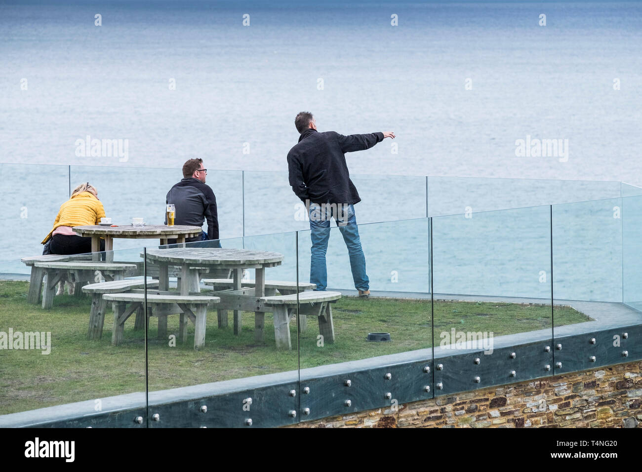 Balcony view people hi-res stock photography and images - Alamy