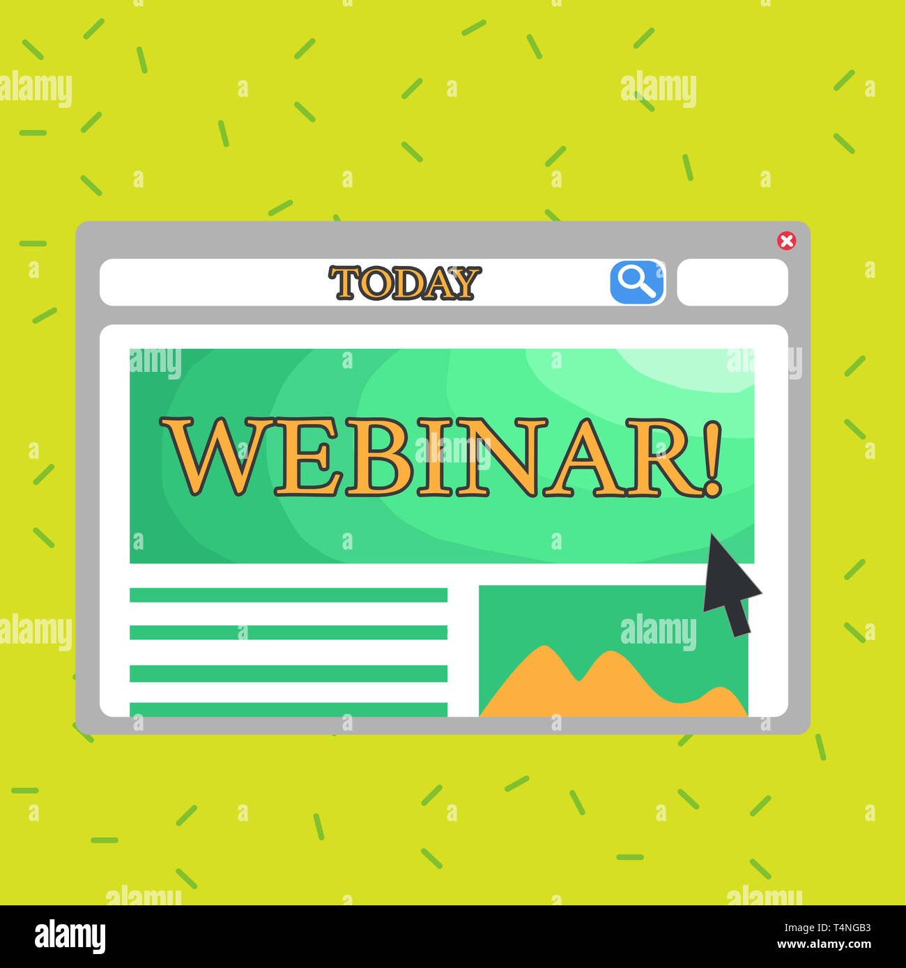 Writing note showing Webinar. Business concept for seminar or other ...