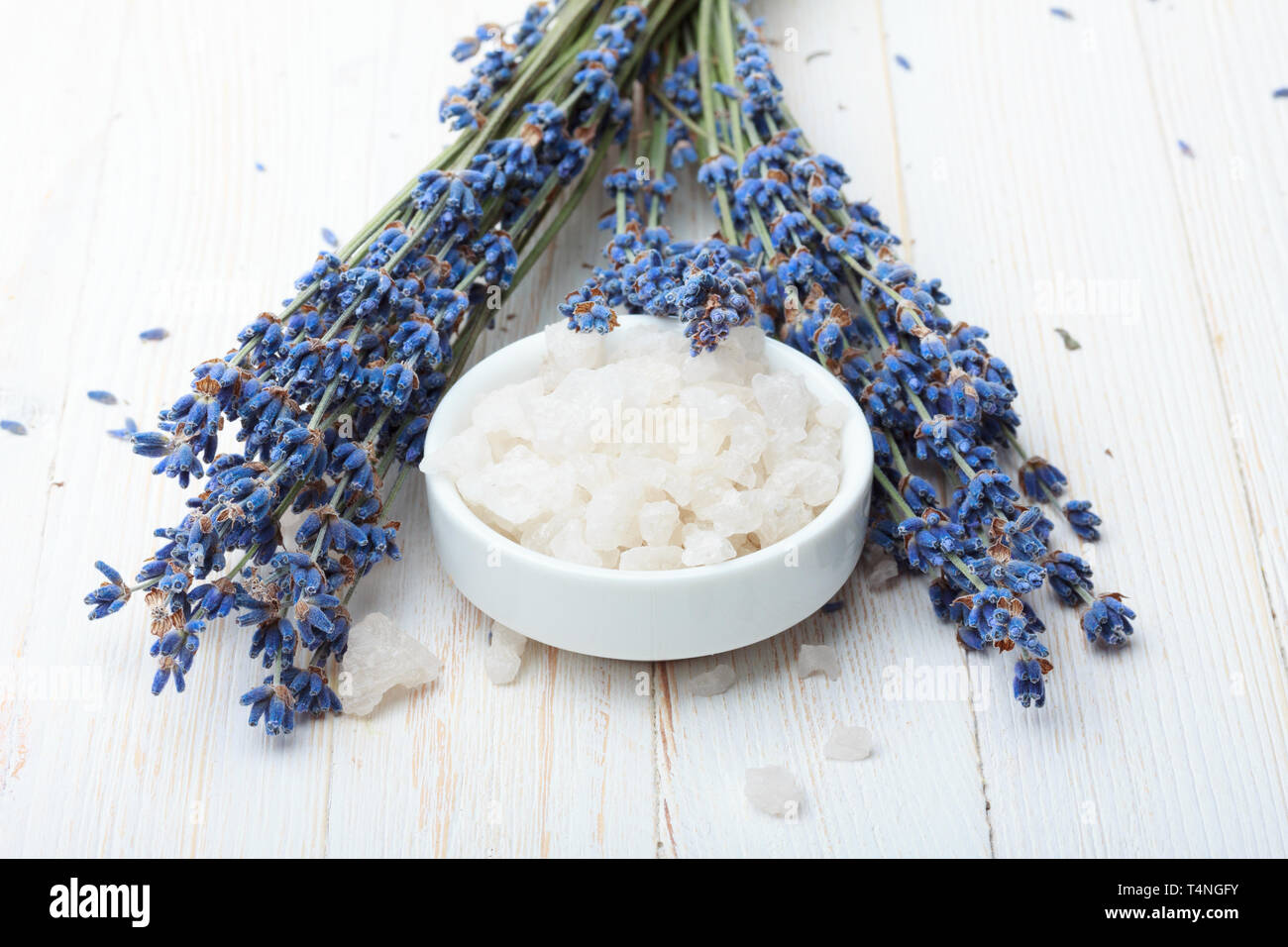 Blue table salt crystals hi-res stock photography and images - Alamy
