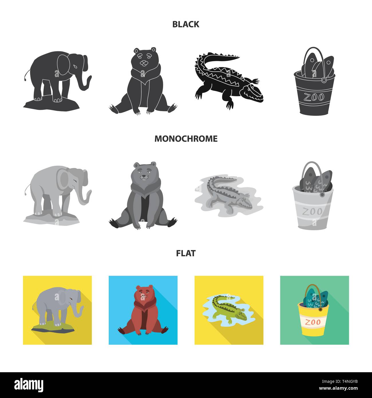 Vector illustration of nature and fun symbol. Set of nature and ...