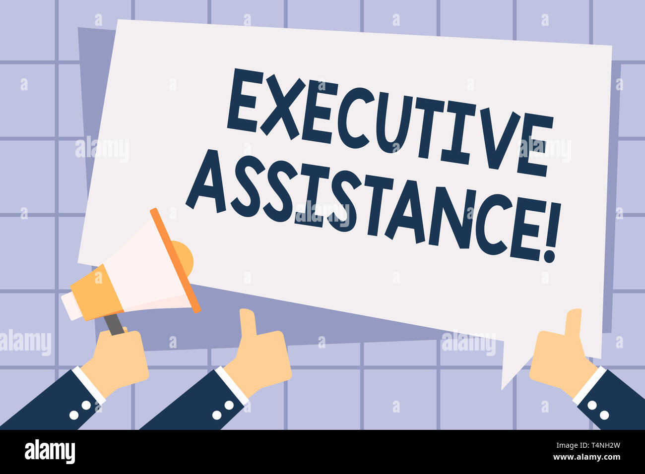 Writing note showing Executive Assistance. Business concept for focus ...