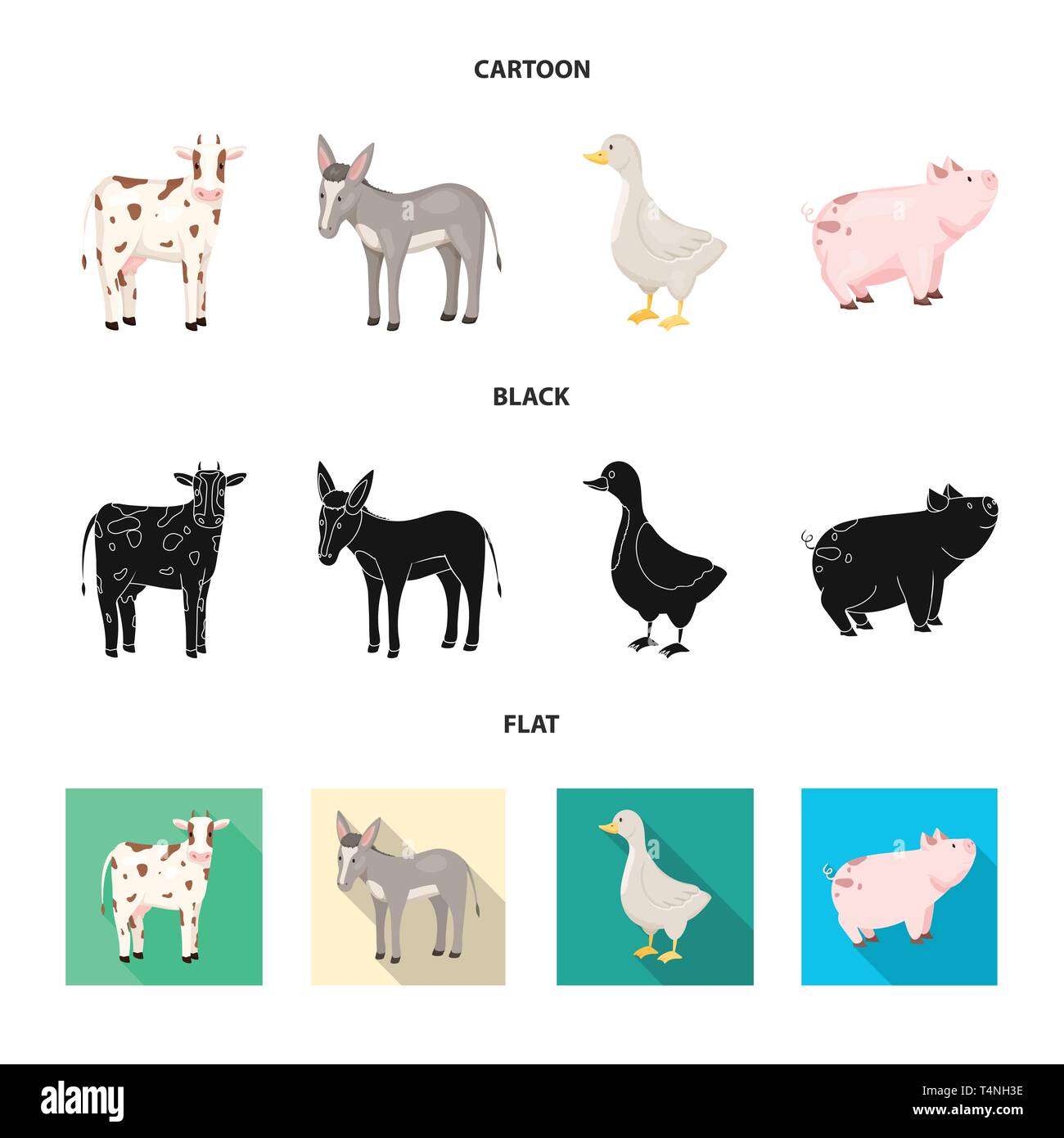 Vector design of breeding and kitchen icon. Set of breeding and organic ...