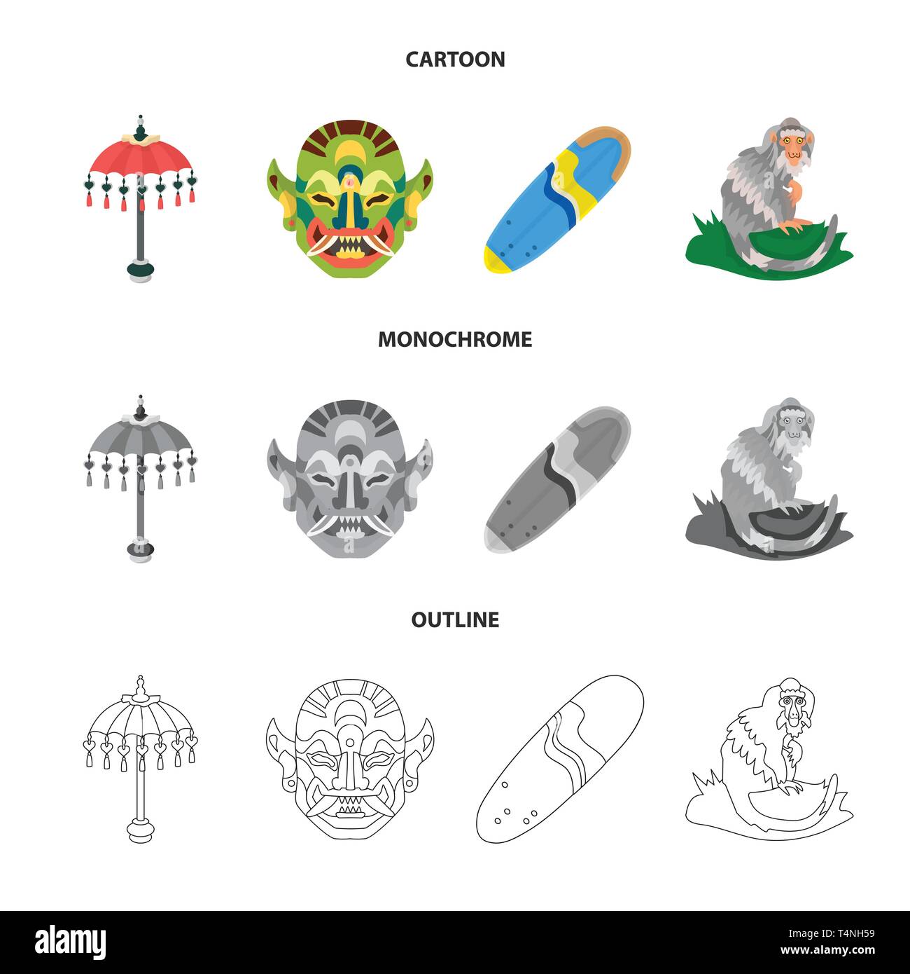 Isolated object of and travel symbol. Set of and traditional stock ...