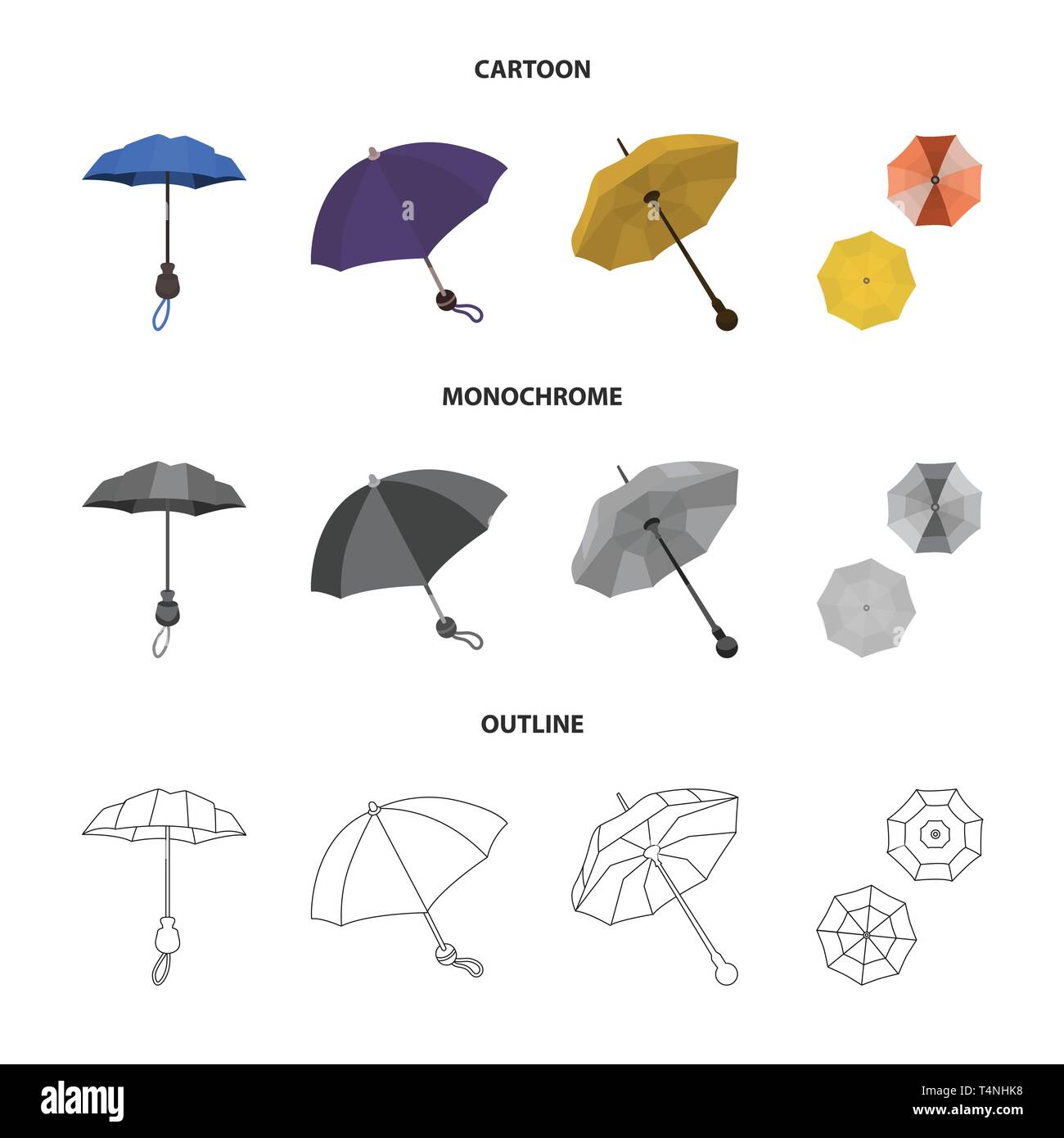Vector design of protection and closed sign. Set of protection and ...